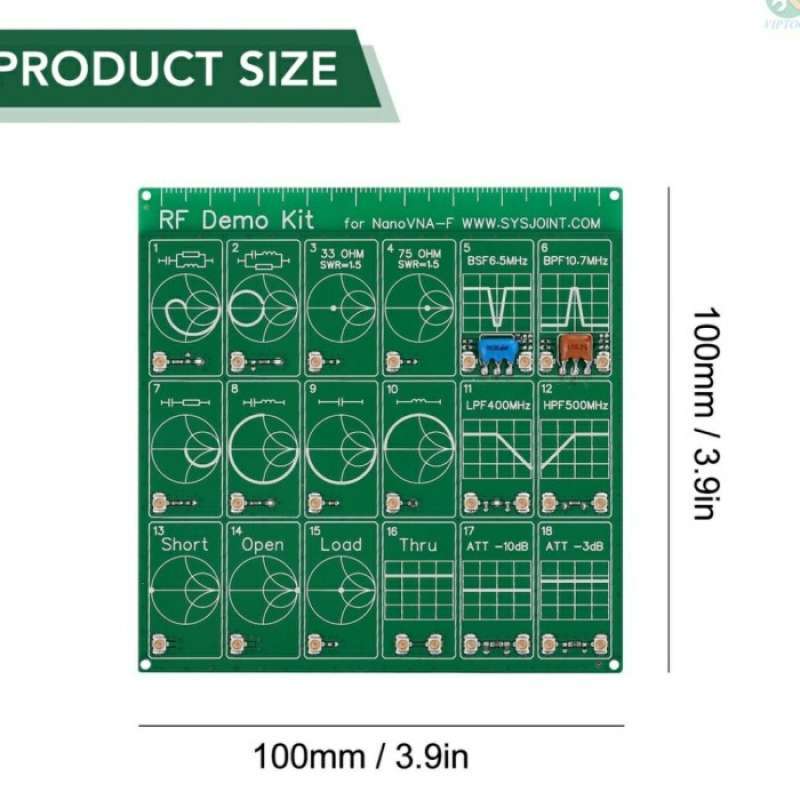 Promo RF Demo Kit Nano VNA RF Tester Board for NanoVNA Vector Diskon 23 ...