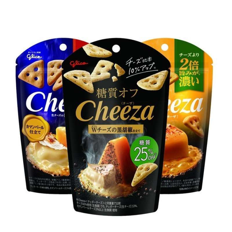 Jual Glico Cheeza Cheese Crackers 40g, Rasa CHEDDAR di Seller The Chef ...