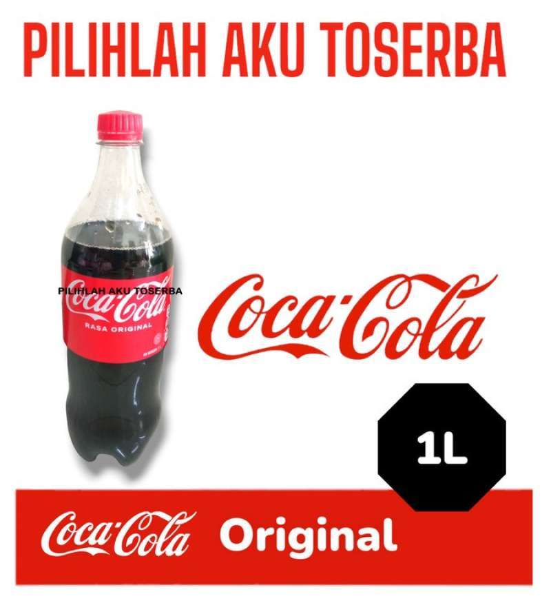 Promo Coca Cola Original BOTOL PET 1 LITER - ( HARGA 1 PACK ISI 12 ...