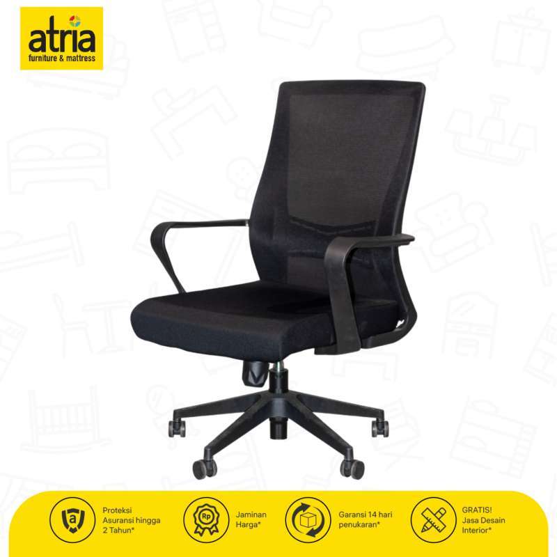Promo Atria Kursi Kantor Dimite Low Chair Lumbar Support Diskon 51% Di ...