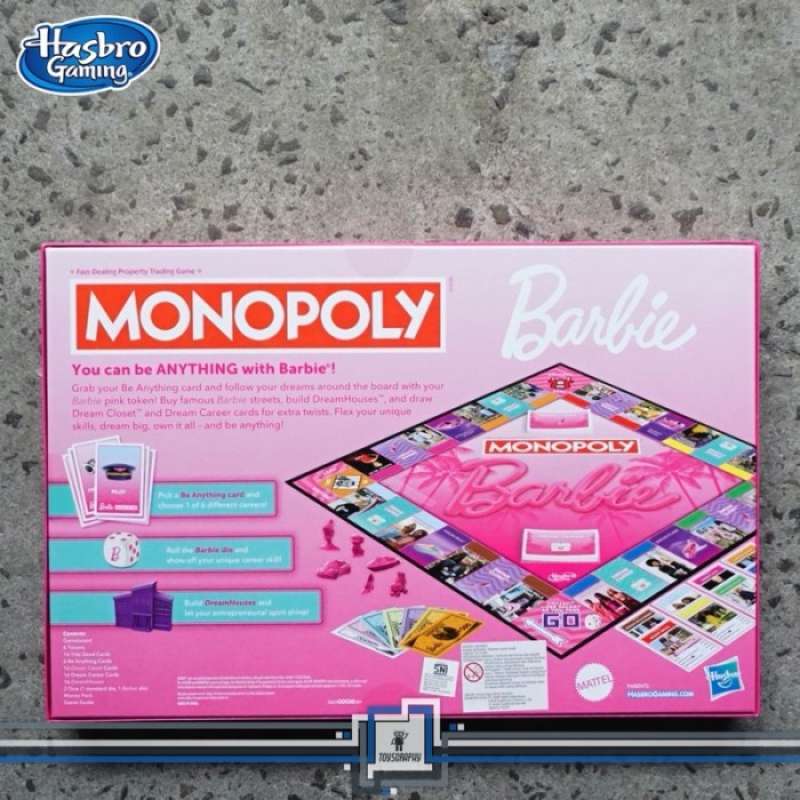 Jual Monopoly Barbie Board Game Exclusive Monopoli Hasbro Gaming di ...