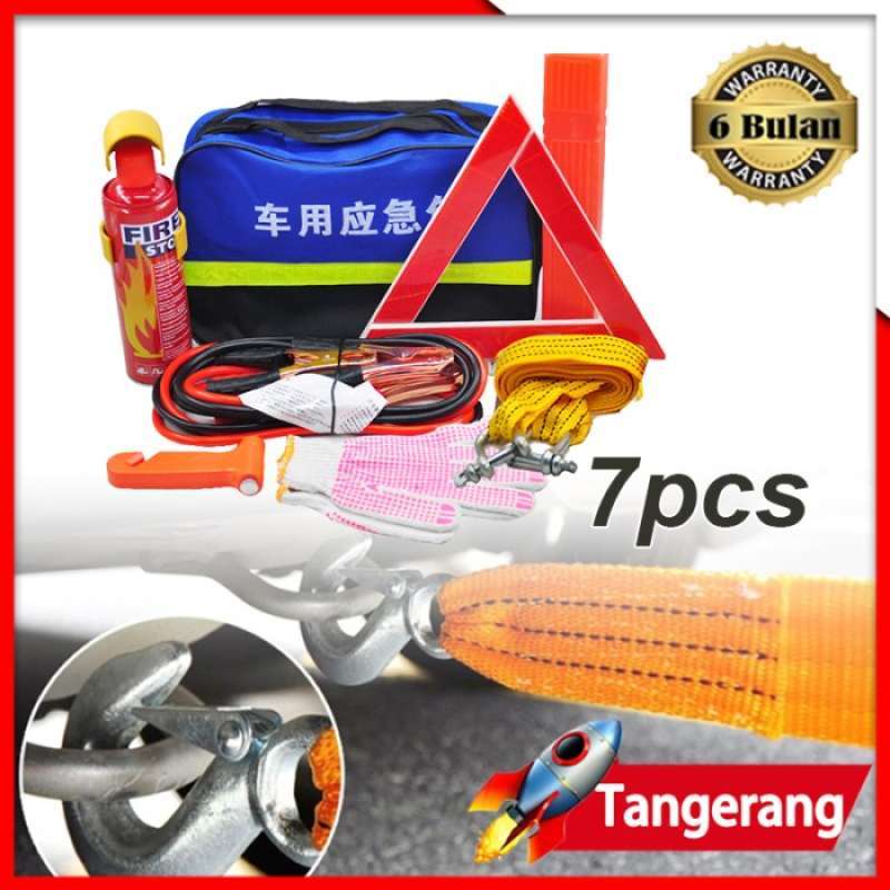Promo 7 In 1 Car Emergency Kit Keselamatan Mobil - Saesaw Diskon 50% Di ...