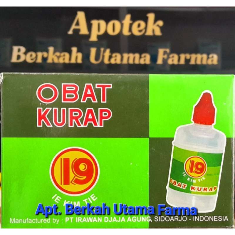 Jual Kurap Cair Cap 19 Ie Kim Tie Box Isi 12 Botol Di Seller Apotek ...