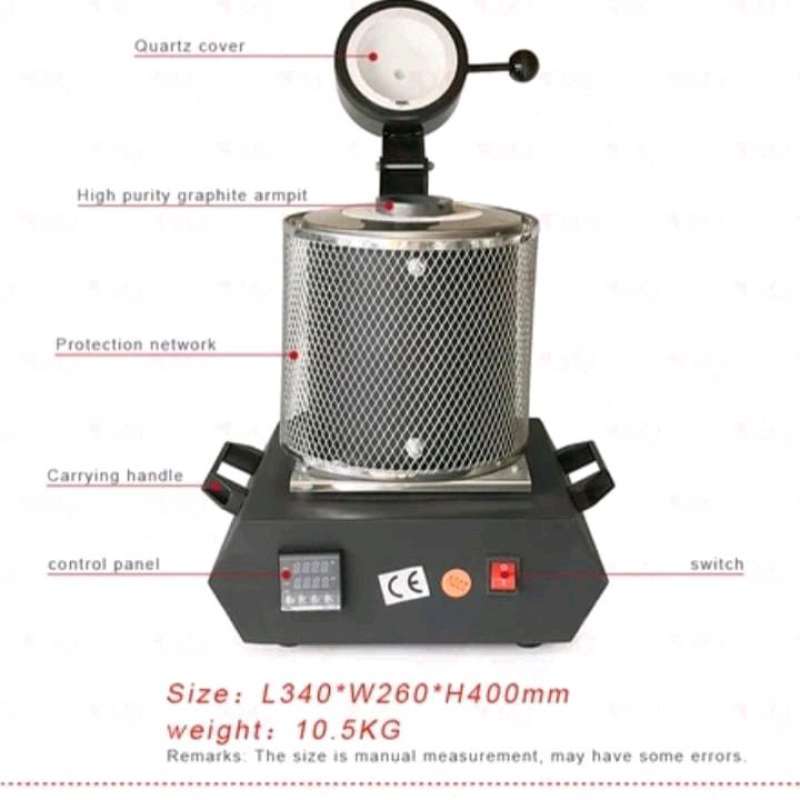 Jual Alat Lebur Listrik Emas,tembaga,timah / Melting Furnace Lebur ...