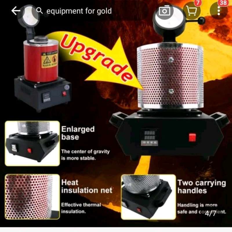 Jual Alat Lebur Listrik Emas,tembaga,timah / Melting Furnace Lebur ...