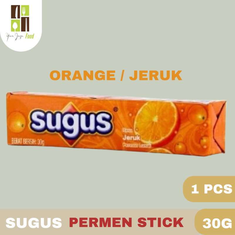 Jual Sugus Permen Stick / Permen Lunak Rasa Strawberry / Jeruk 30g 1 ...