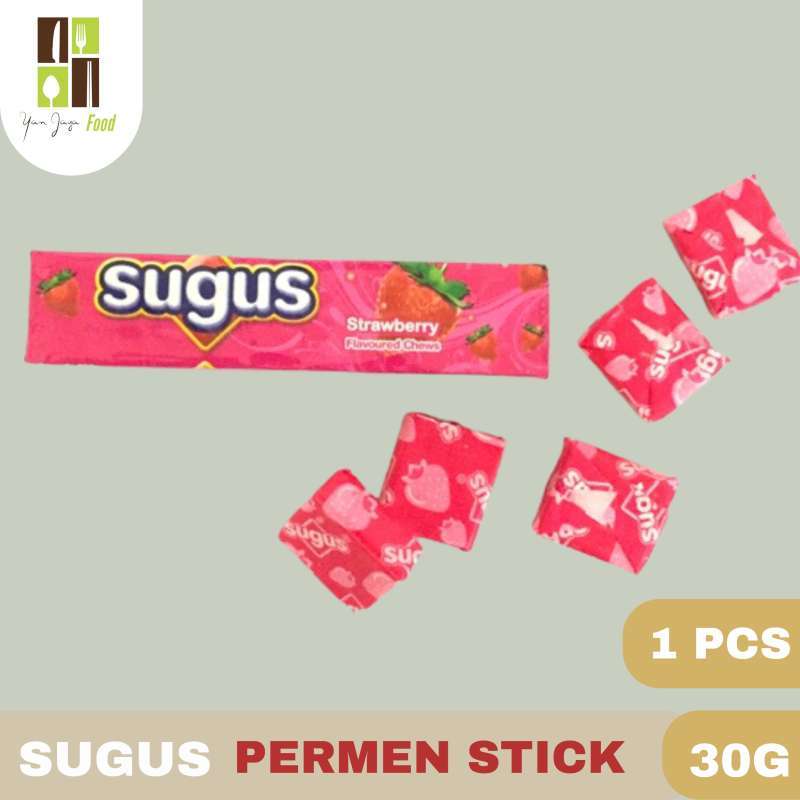 Jual Sugus Permen Stick / Permen Lunak Rasa Strawberry / Jeruk 30g 1 ...
