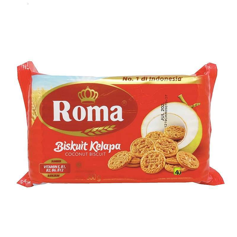 Promo Roma - Biskuit Kelapa & Durian - 300 Gr - Kelapa Diskon 17% Di ...