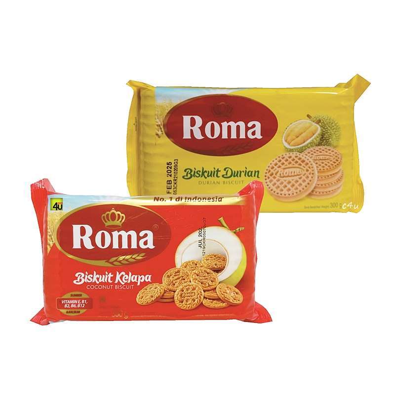 Jual Roma - Biskuit Kelapa & Durian - 300 Gr - Durian Di Seller ...