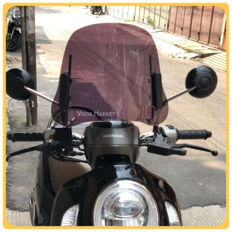 Promo Visor Universal Motor Scoopy Beat Vario Mio / Mika Penahan Angin ...