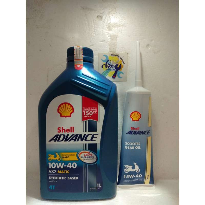 Jual Paket Hemat Special Edition - Oli Mesin Motor Matic Shell Advance ...
