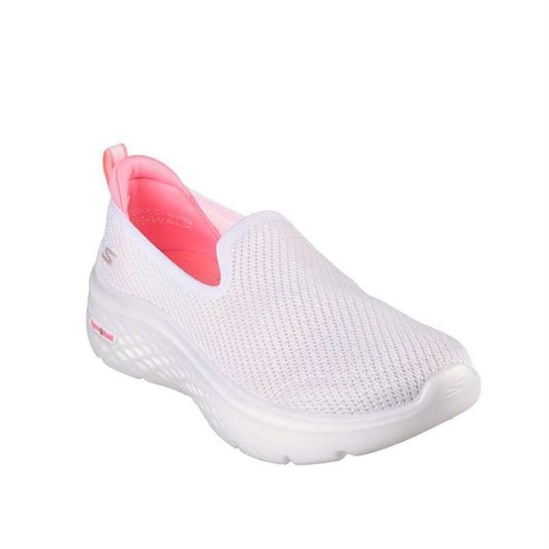 Jual Skechers Go Walk Hyper Burst Womens Walking Shoes White/pink ...
