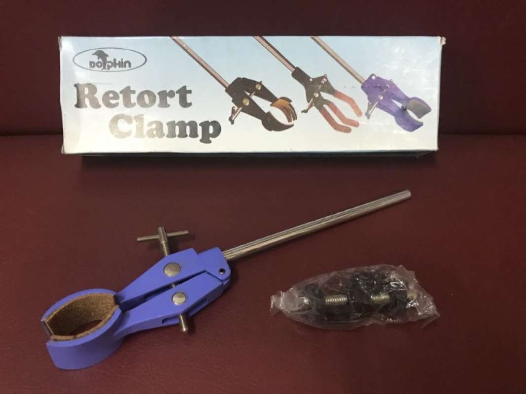 Promo Retort Clamp Universal / Klem 2 Jari Dengan Bosshead Diskon 50% ...