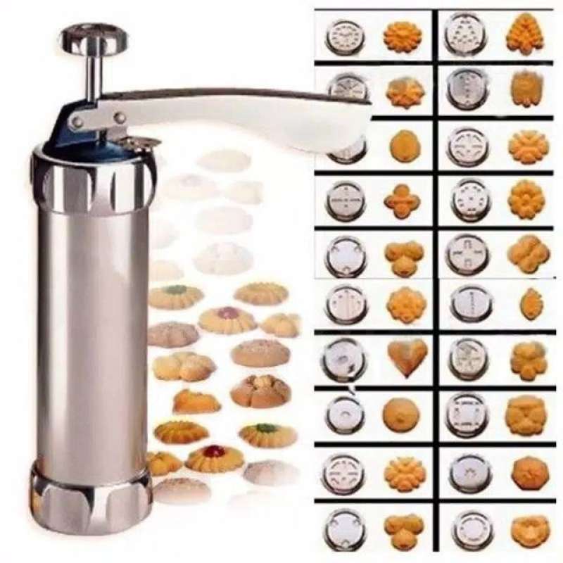 Jual Cetakan Kue 20 Jenis Stainless Steel Praktis Cetak Cookies Kue ...
