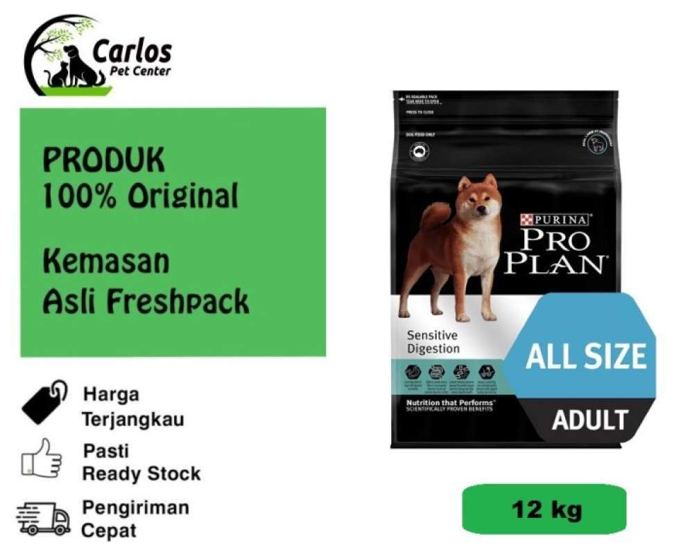 Promo Pro Plan/proplan Medium Adult Sensitive Digestion Lamb Formula 12 ...