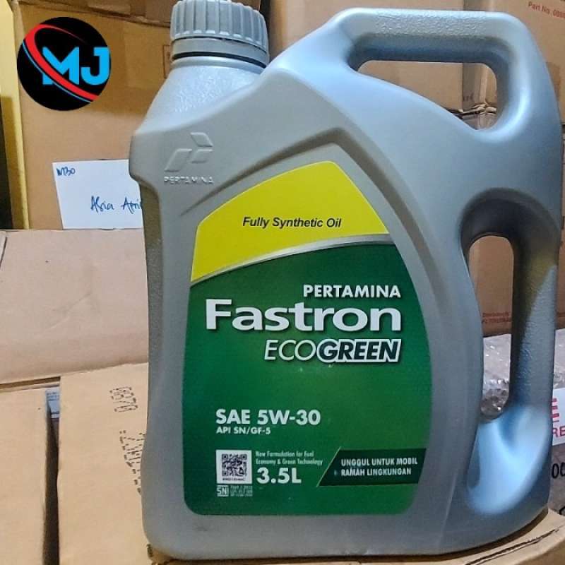Promo Oli Pertamina Fastron Eco Green Sae 5w-30 -3,5 Liter Diskon 19% ...