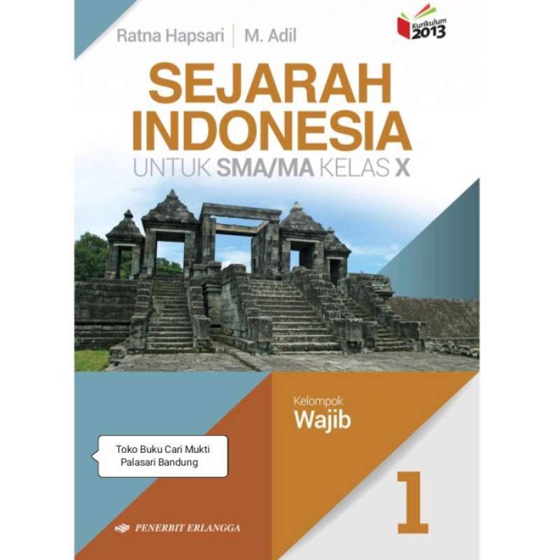 Promo Buku Sejarah Indonesia Untuk Sma/ma Kls X/10 Penerbit Erlangga ...