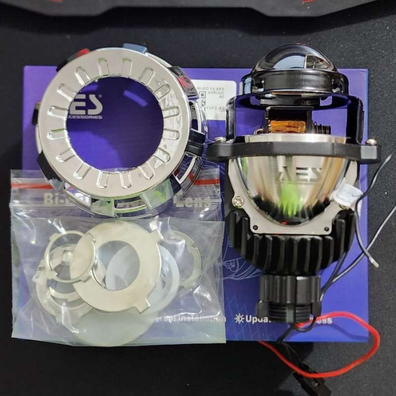 Promo Projector Biled 1.8 Inchi Paketan Shroud A1 A2 Merk Aes - Tipe ...
