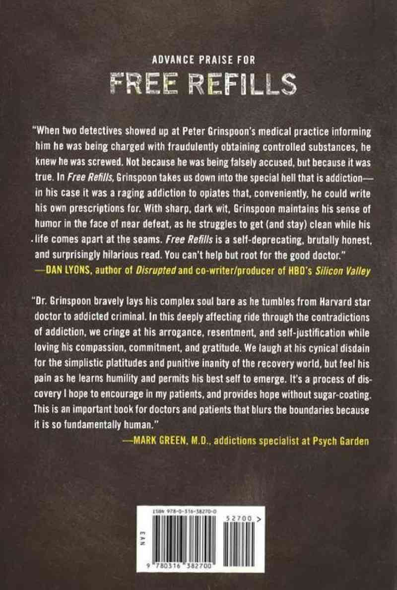 Promo Free Refills: Doctor Confronts His Addiction Diskon 26% Di Seller ...