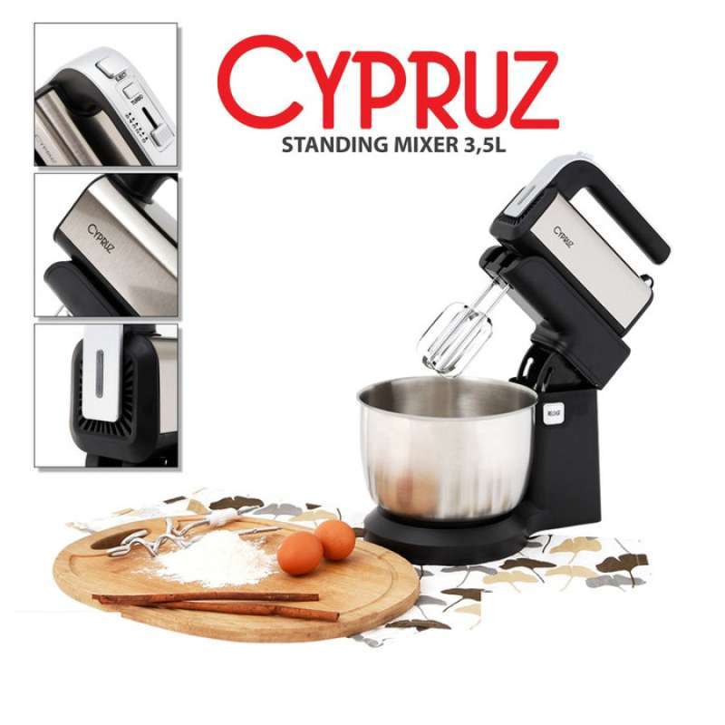 Promo Stand Mixer Roti 3 Liter Standing Planetary Mixer Cypruz Mr-0152 ...