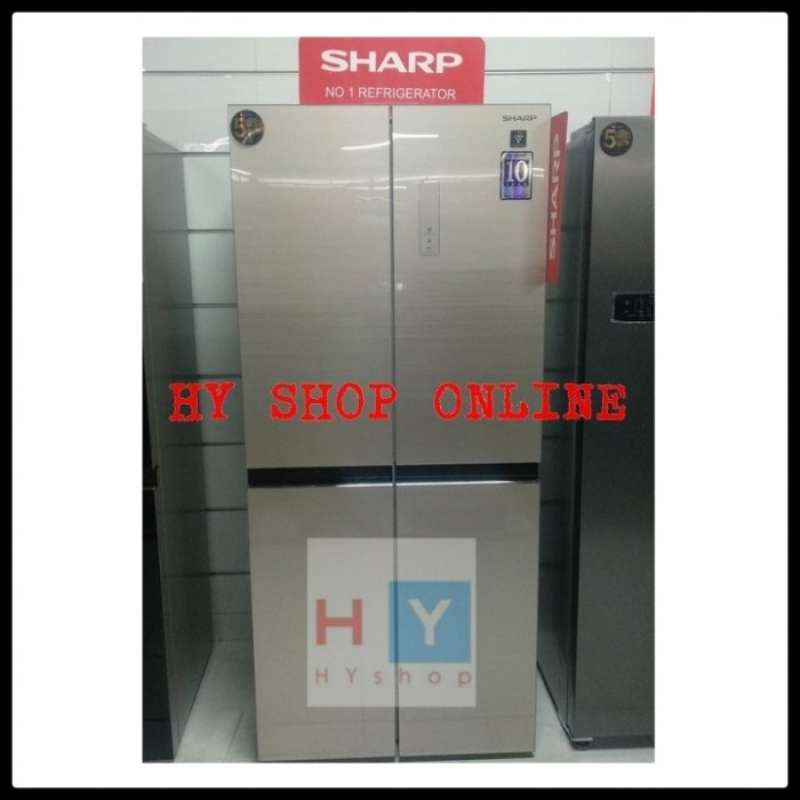 Promo Sharp Sj-if51pg Cg Kulkas 4 Pintu Inverter Plasmacluster Sj If51 ...