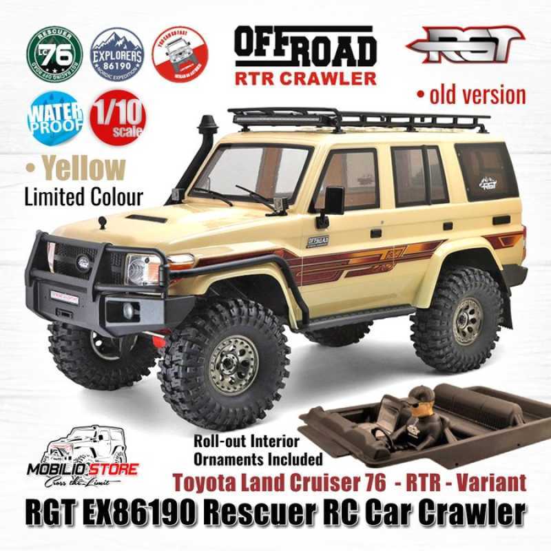 Promo Rgt Ex86190 Rescuer Toyota Land Cruiser 76 Rc Car 1/10 Crawler ...