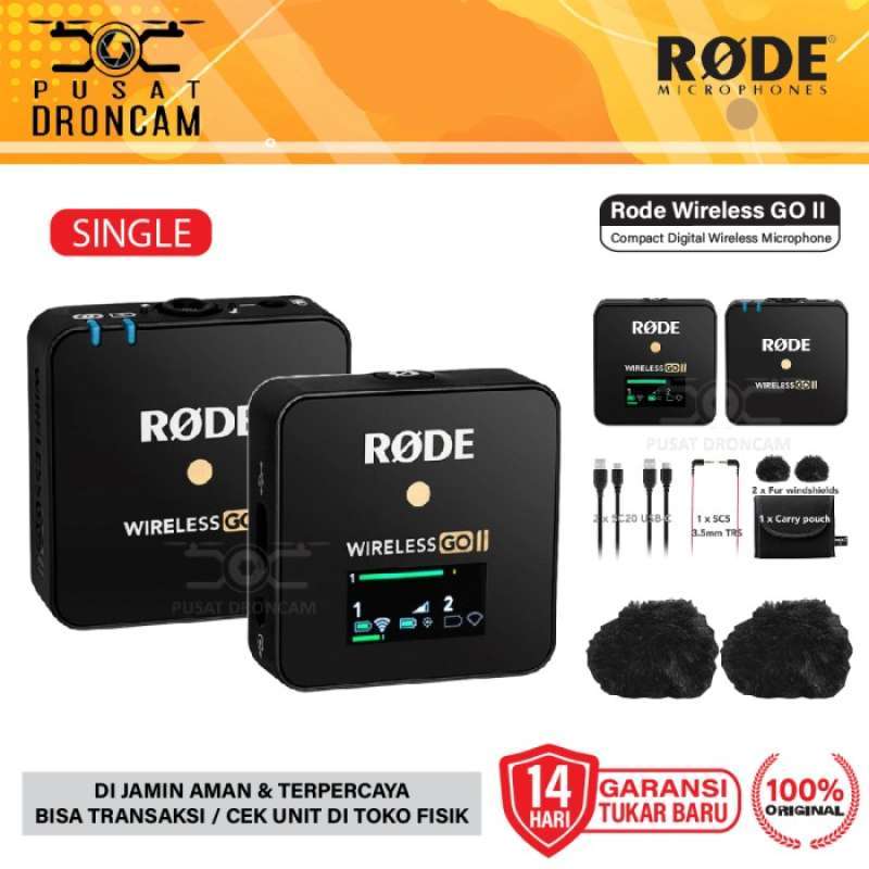 Jual Mic Rode Wireless Go Ii 2-person Compact Digital Wireless ...