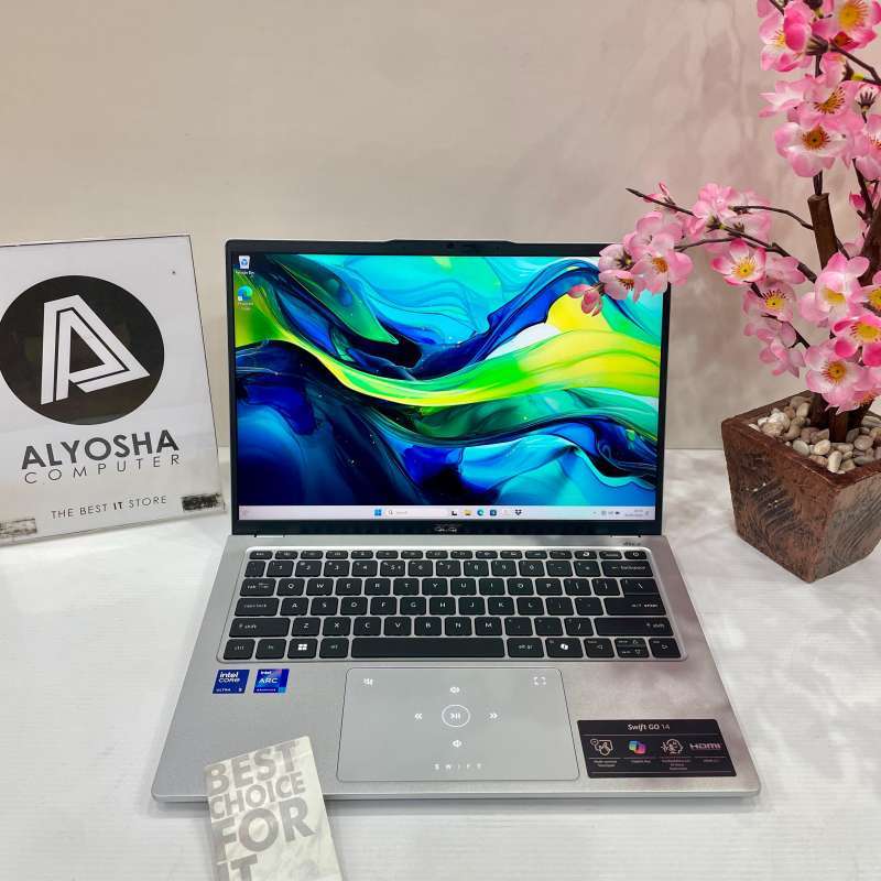 Jual Acer Swift Go Ai Sfg14-73-5135 – Pure Silver [intel Core Ultra 5 ...