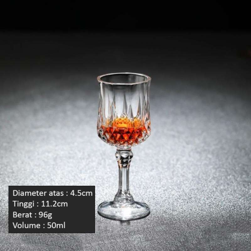 Jual Gelas Wine Kaca Bening Whiskey Glass Cangkir Gelas Minum Kaca Venerose Di Seller Ayato ...
