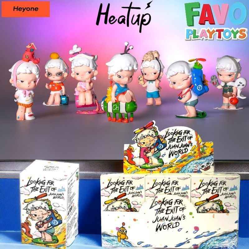 Promo Heyone Heatup Monster X Juanjuan Looking For The Exit Of Juanjuan's World Series Blind Box ...