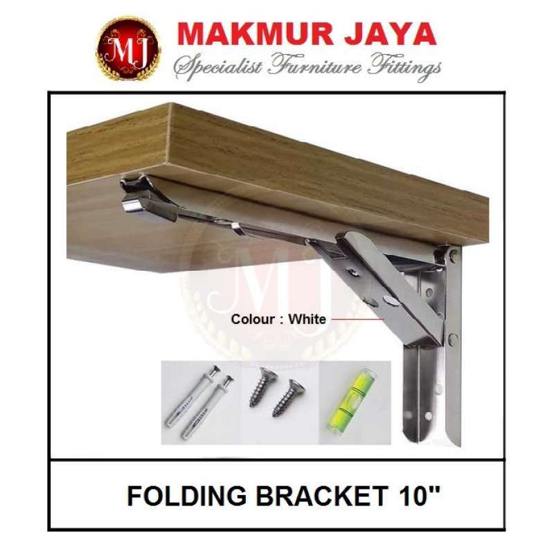 Promo Folding Bracket Siji Rrt / Engsel Meja Lipat 10 Inch Diskon 50% ...