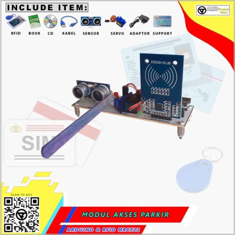 Jual Modul Akses Parkir - Smart Parkir Dengan Arduino Nano Rfid-rc522 ...
