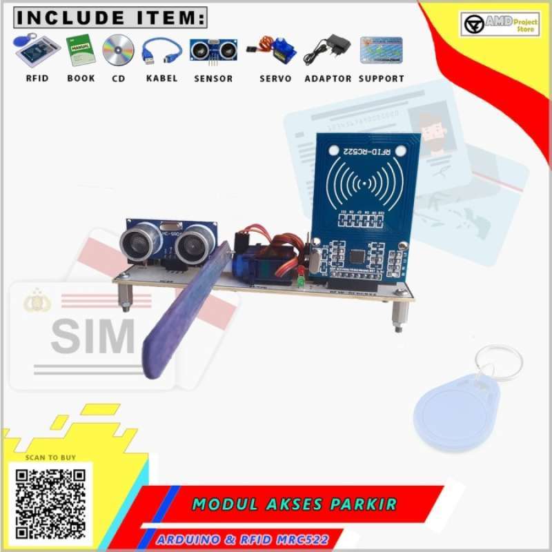 Jual Modul Akses Parkir - Smart Parkir Dengan Arduino Nano Rfid-rc522 ...