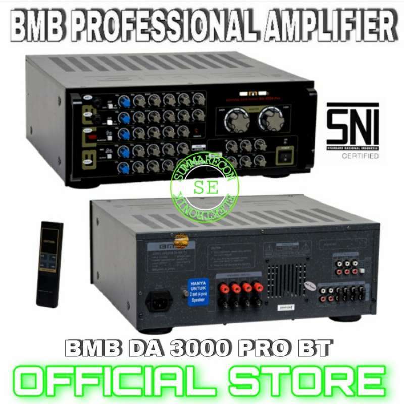 Promo Amplifier Bmb Original Bmb Da 3000 Pro Bt Amplifier Bluetooth ...