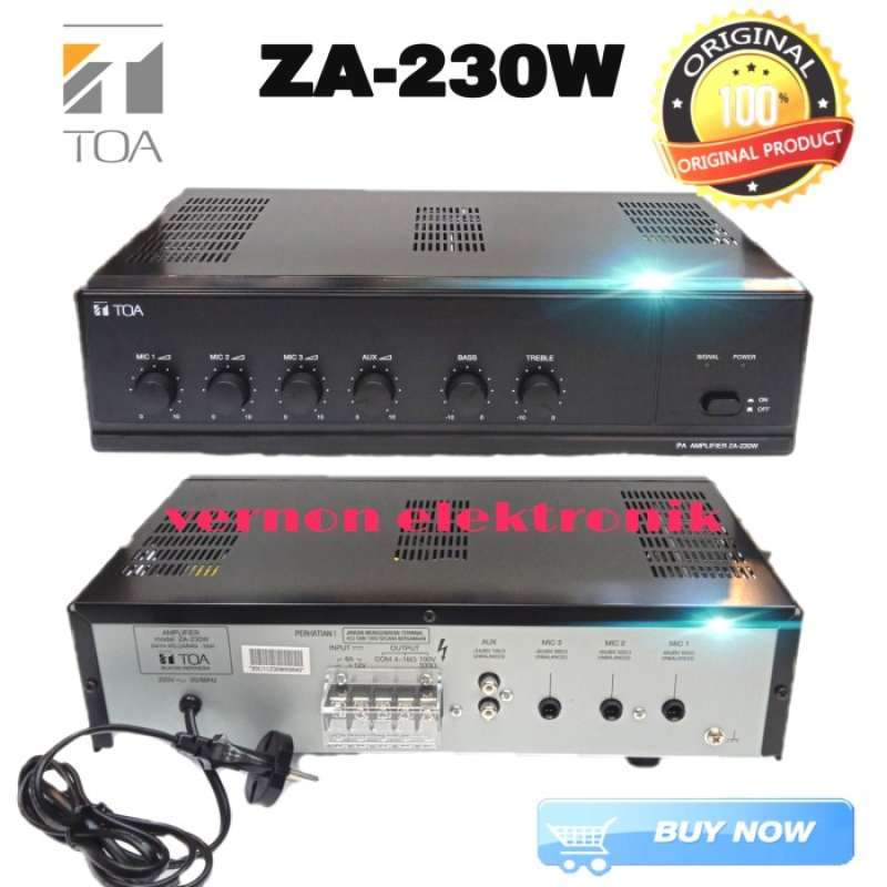 Jual Mixer Amplifier Toa Za-230w Toa Ampli Di Seller Indah Purnama Tech - Tegal Alur, Kota ...