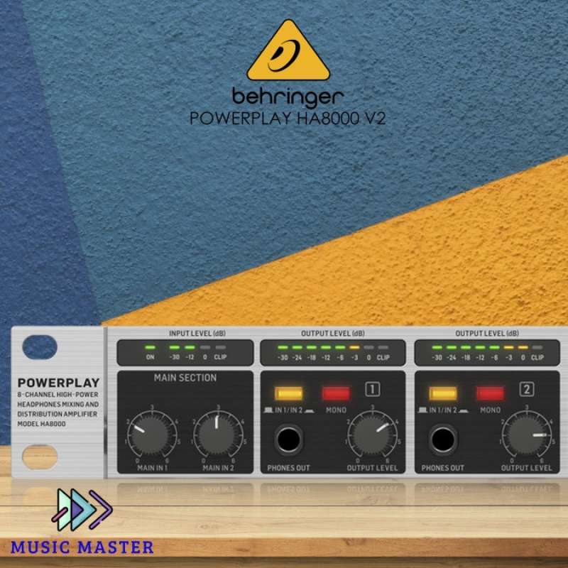 Promo Behringer Powerplay Ha8000 V2 8-ch Headphone Amplifier Diskon 23% Di Seller Indah Purnama ...