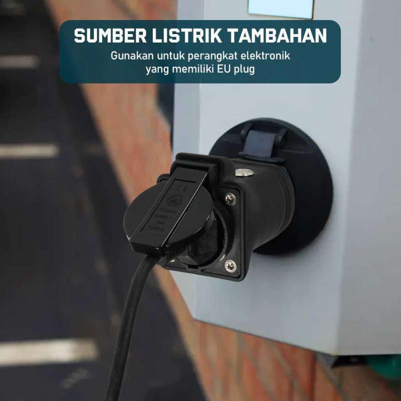 Jual Yuadon Adaptor Charger Spklu Motor Listrik Type 2 Male To Schuko ...