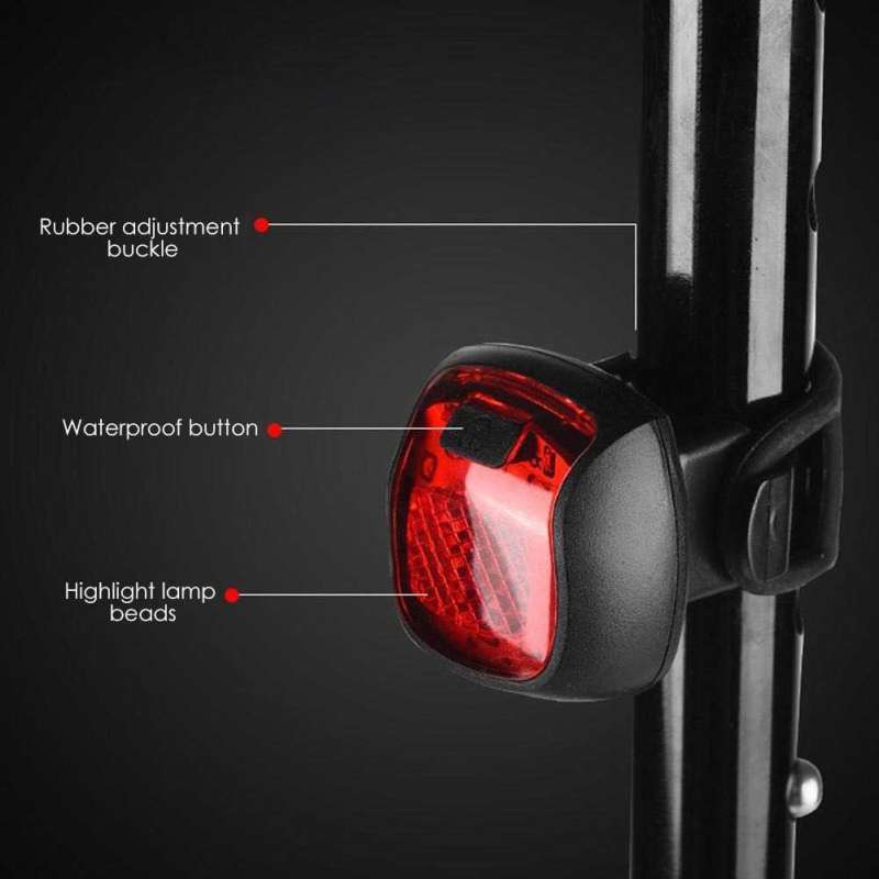 Promo Deemount Lampu Belakang Sepeda Led Tail Light Waterproof 20 ...