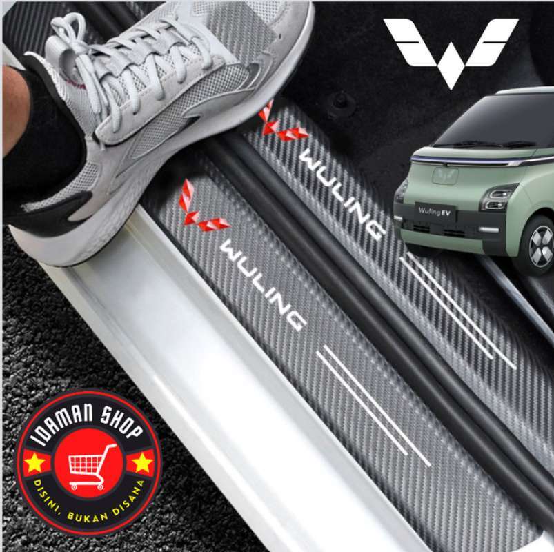 Promo Sticker Pelindung Pijakan Pintu (door Sill Plate) Wuling Air Ev ...