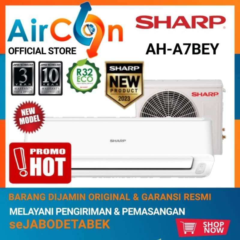 Promo Ac Sharp Ah -a7bey Ac 3/4pk R32 Ac Sharp Ah -a7bey Harga Unit Only Diskon 23% Di Seller ...