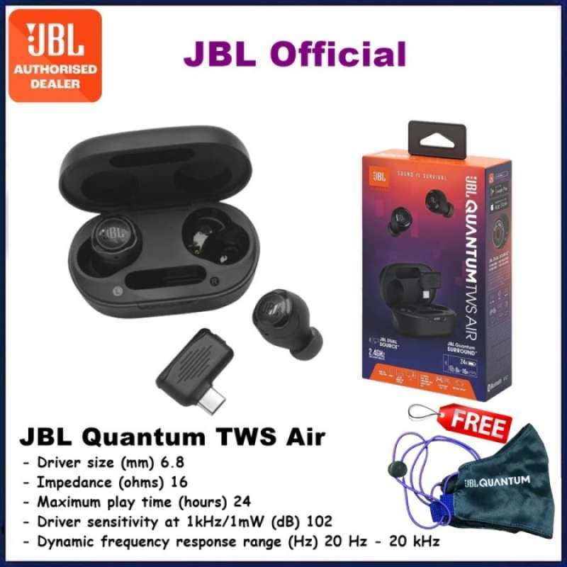 Promo Jbl Quantum Tws Air Quantum Air True Wireless Gaming Earbuds ...