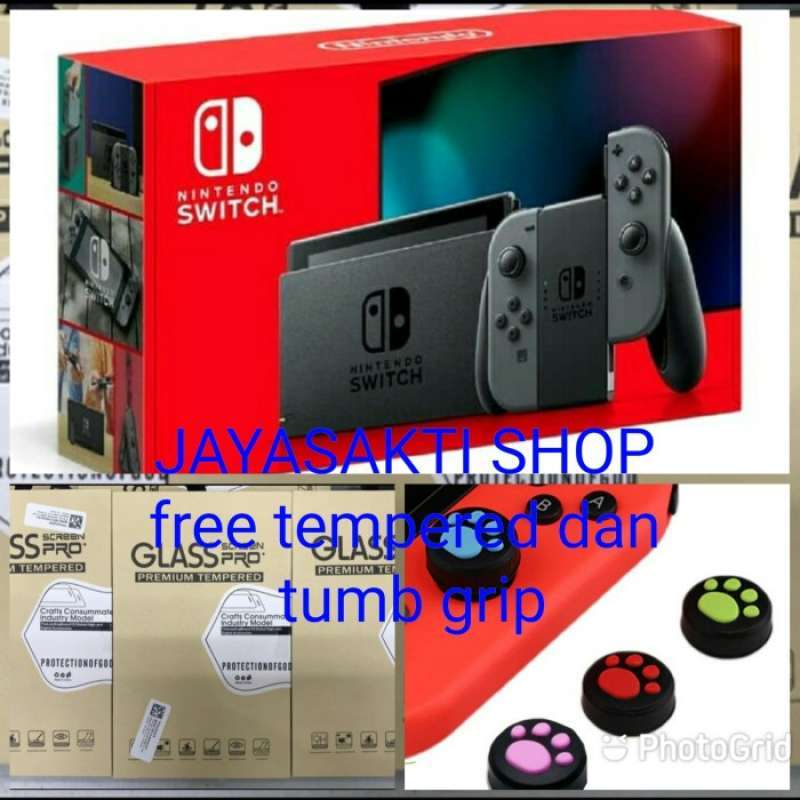 Jual Nintendo Switch Console New Model V2 Hac-001 Gray Di Seller Zenin ...
