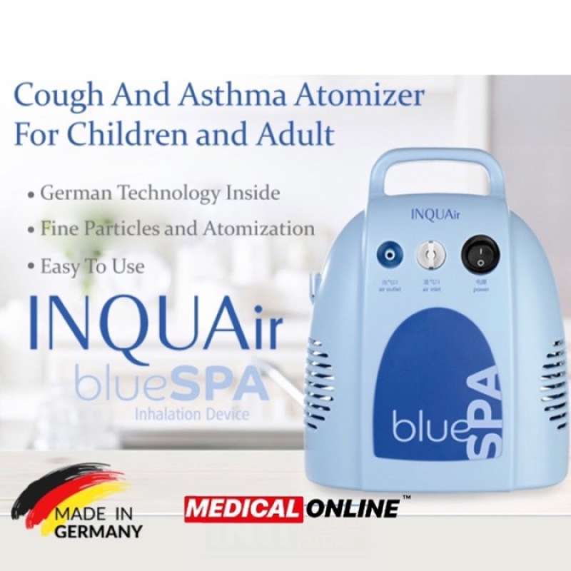 Promo Nebulizer Gea - Inquair Bluespa Dewasa Dan Anak Gea Medical ...