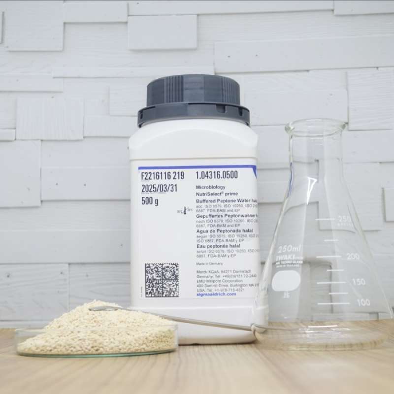 Promo Buffered Peptone Water Halal|merck|1.04316|microbiology Diskon 33 ...