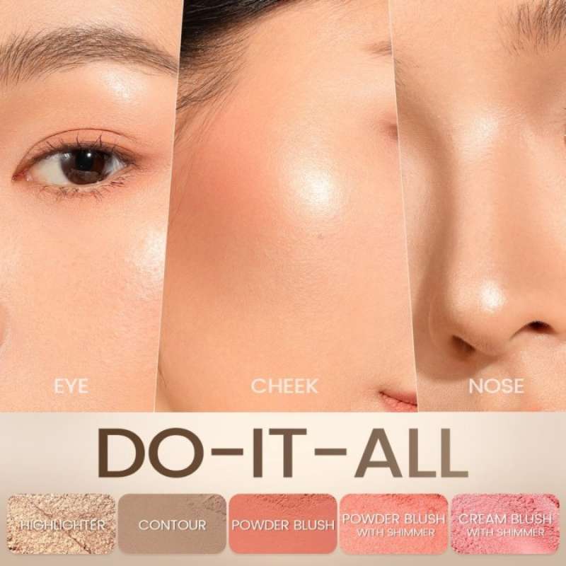 Jual Focallure Fa-f45 Pro-sculpt 3in1 3d Palette Highlighter Contour ...
