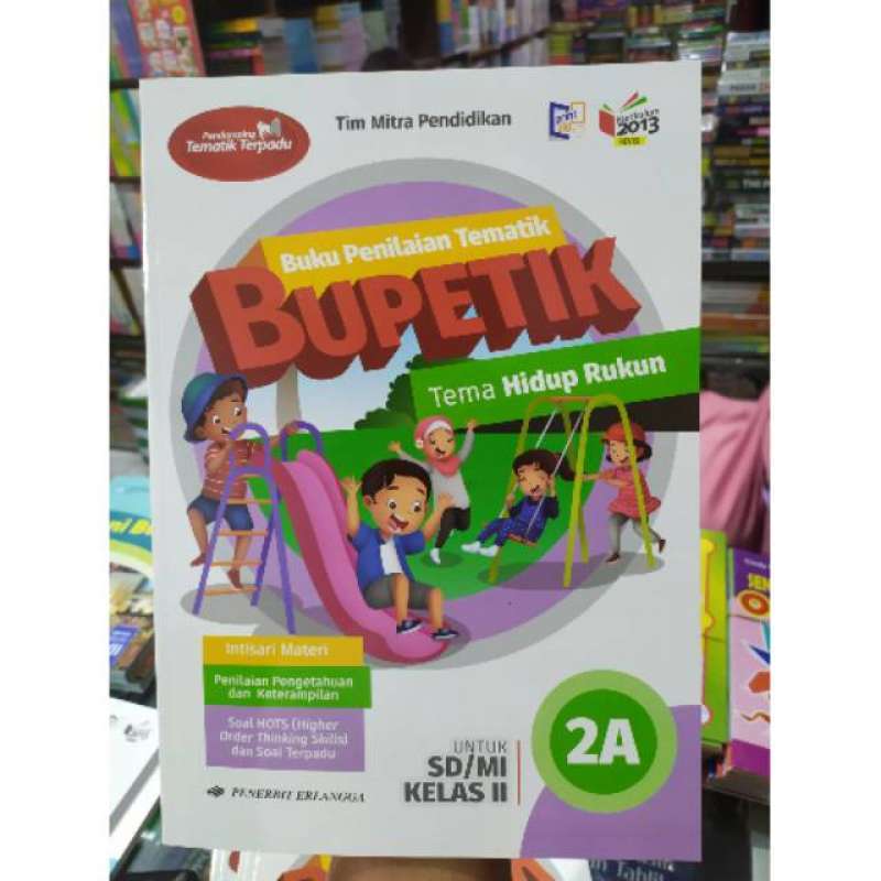 Jual Bupetik Kelas 2 Sd - Erlangga - Buku Penilaian Tematik Untuk Sd/mi ...
