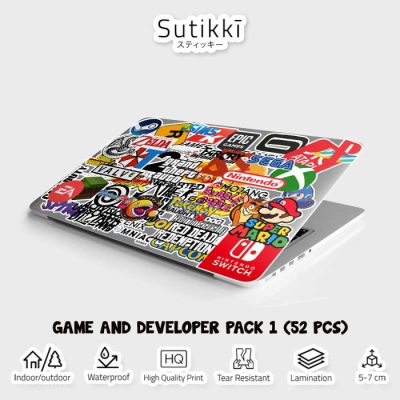 Jual Sticker Pack Logo Video Game Developer Stiker Laptop Vinyl - Set 1 - Doff Di Seller Sweet ...