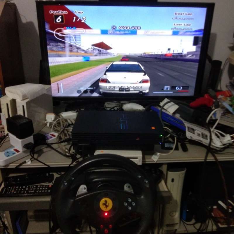 Jual Playstation 2 Pc Thrustmaster Ferrari Gt 2 In 1 Force Feedback ...