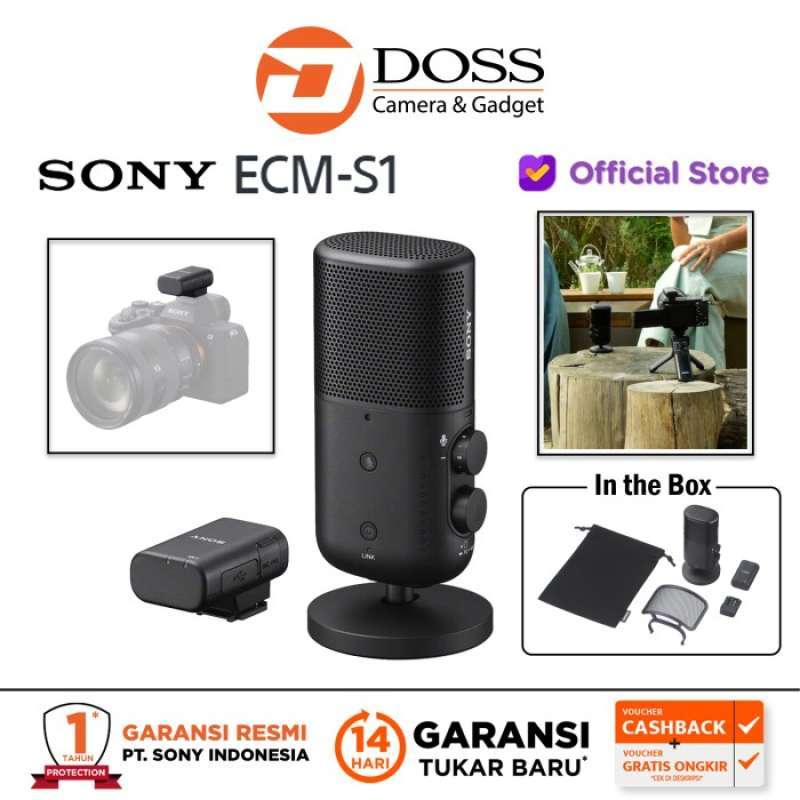 Jual Sony Ecm-s1 Wireless Streaming Microphone Ecm S1 Mic Di Seller ...