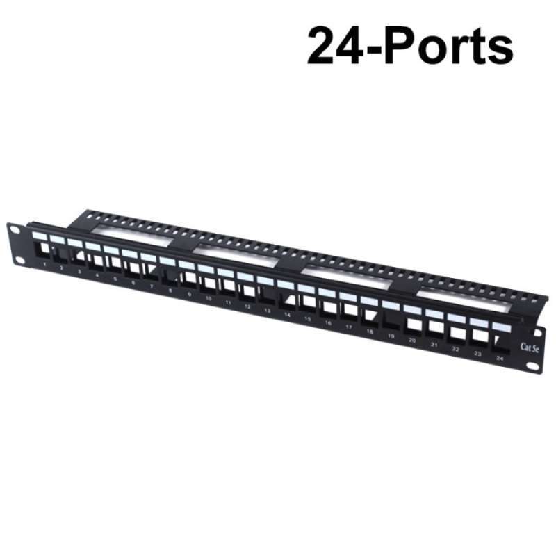 Jual Network Patch Panel Gigabit Ethernet 24/48port Lan Rj45 Wall ...